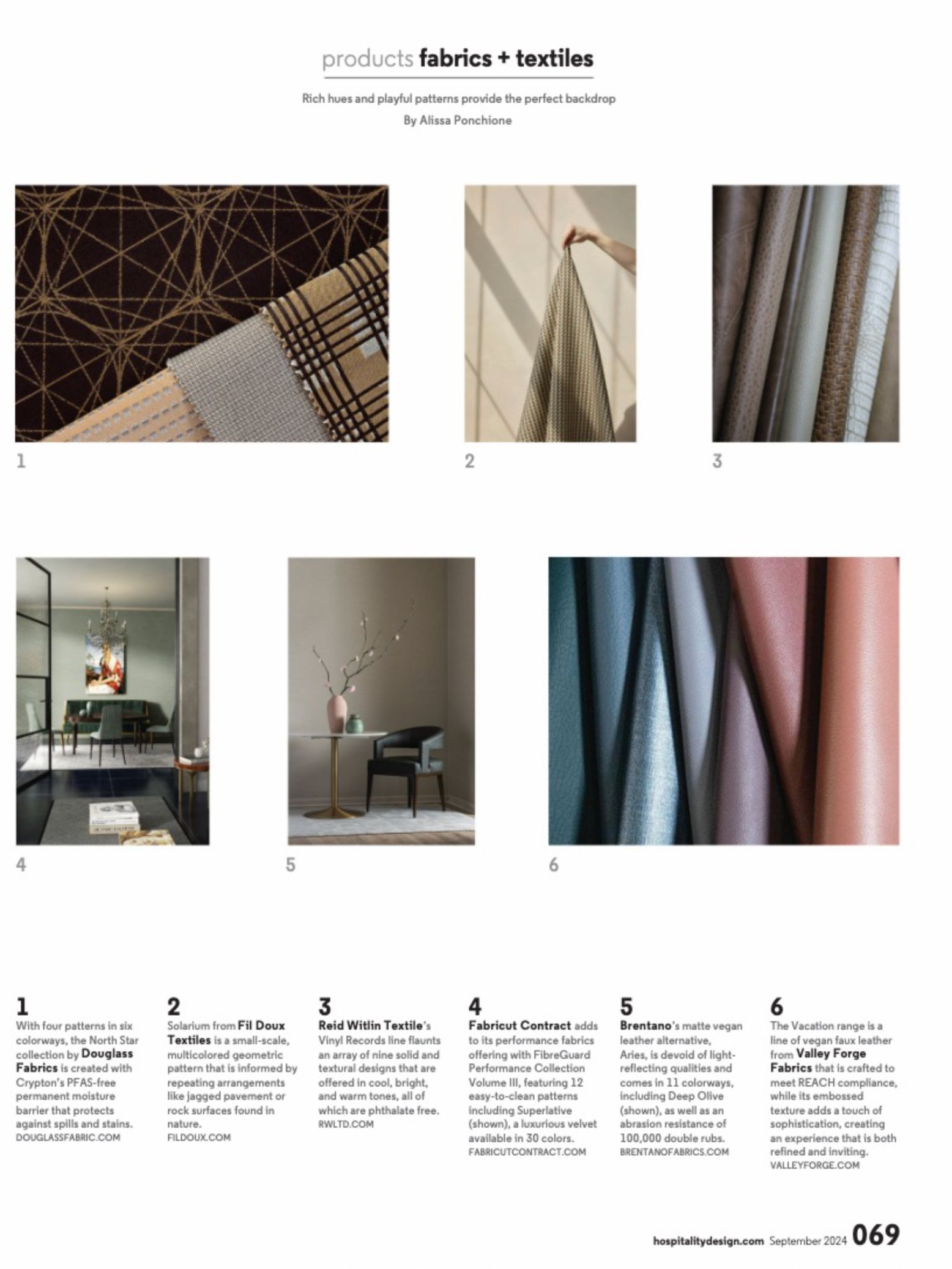 Hospitality Design, September 2024 - FilzFelt